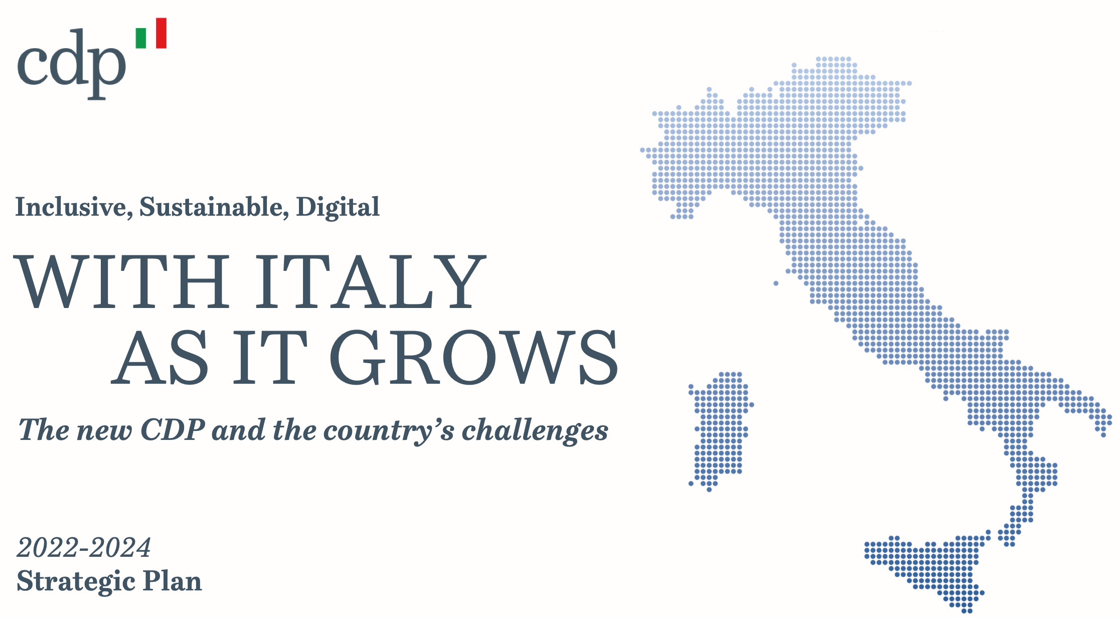 The 2022-2024 Strategic Plan of CDP - scaleupitaly